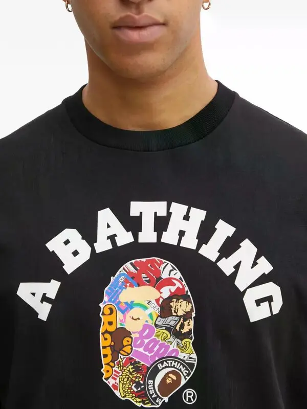 A BATHING APE Logo-print T-shirt