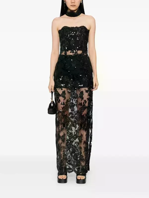 Alice + Olivia Sequin Embellished Dress
