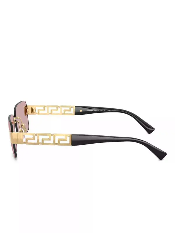 Versace Geometric-detail Sunglasses - Pink