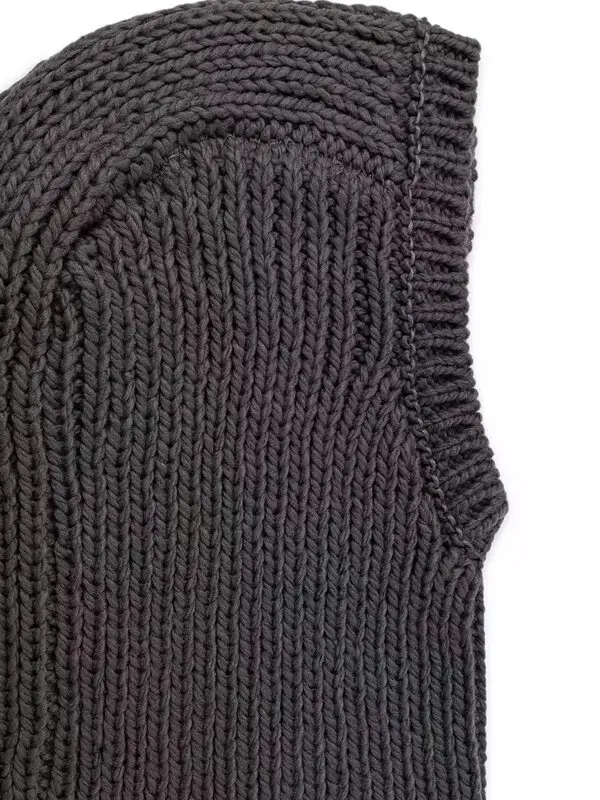 Y3 Ribbed-texture Balaclava
