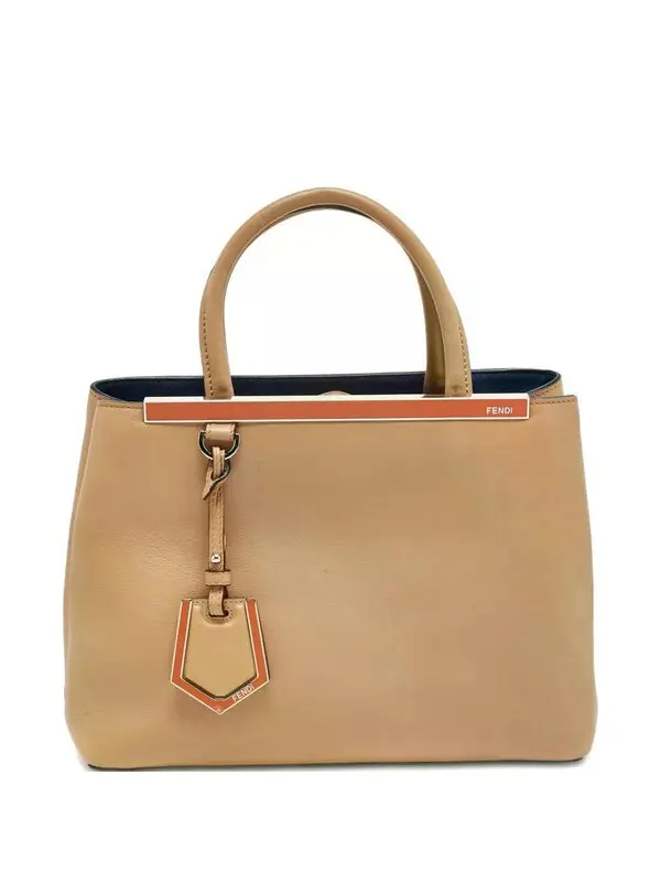 Fendi 2jours Leather Tote