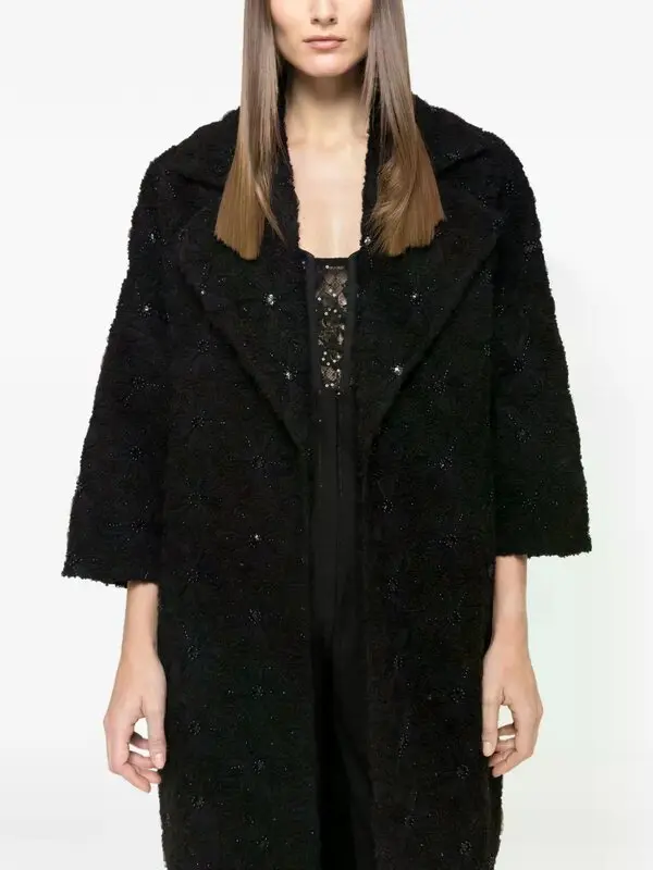 NISSA Bead-embellished Coat