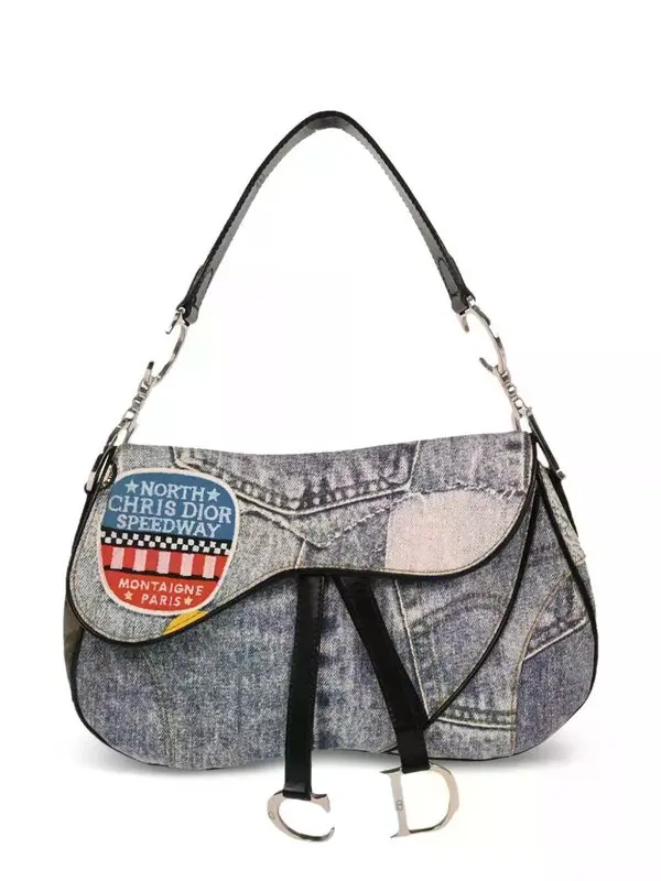Dior 2001 Double Saddle Shoulder Bag