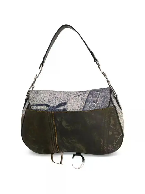 Dior 2001 Double Saddle Shoulder Bag