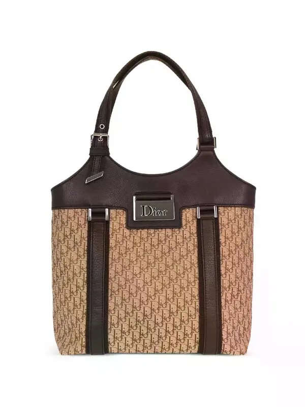 Dior 2005 Street Chic Logo Tote Bag - Neutrals