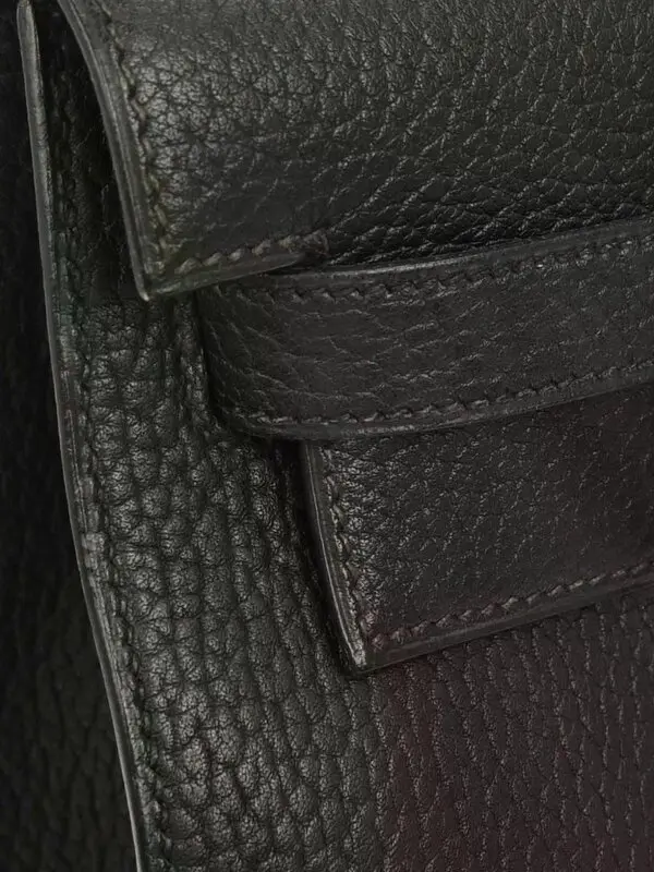 Hermès 1996 Kelly 35 Leather Tote Bag - Black