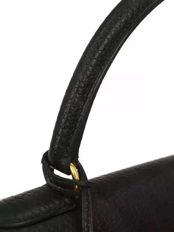Hermès 1996 Kelly 35 Leather Tote Bag - Black