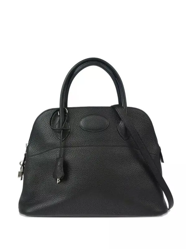 Hermès 2005 31 Bolide Clemence Tote Bag - Black