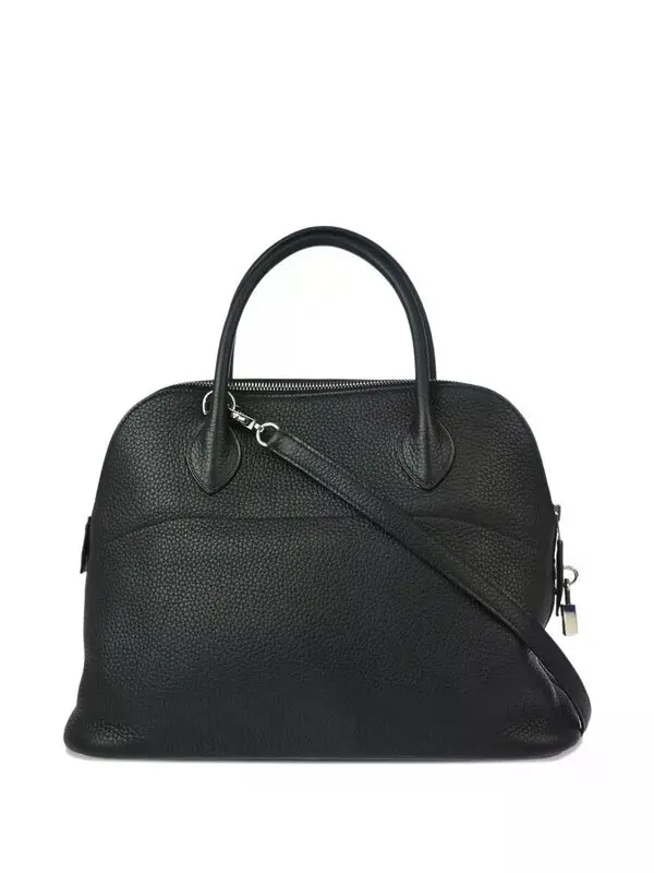 Hermès 2005 31 Bolide Clemence Tote Bag - Black