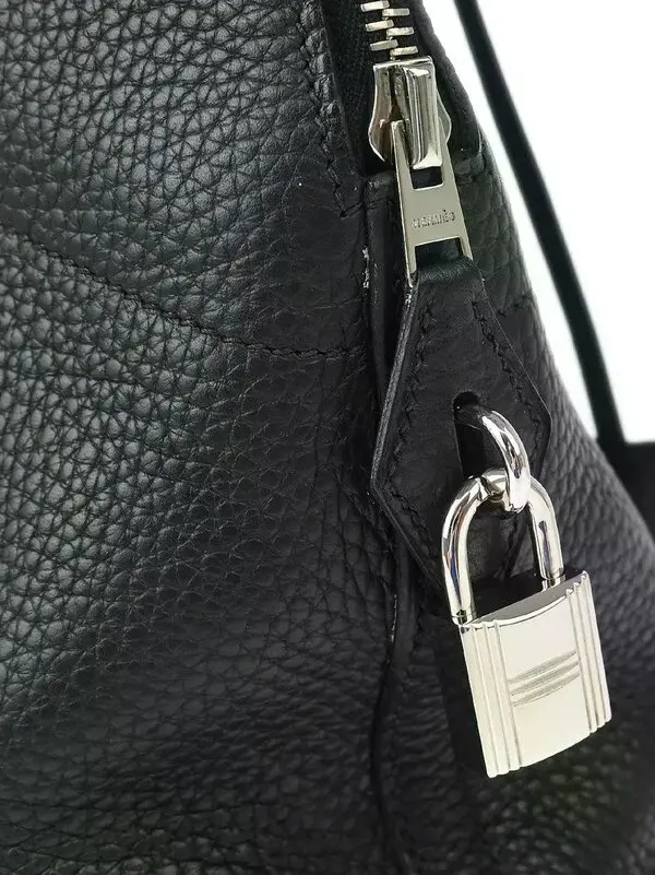 Hermès 2005 31 Bolide Clemence Tote Bag - Black