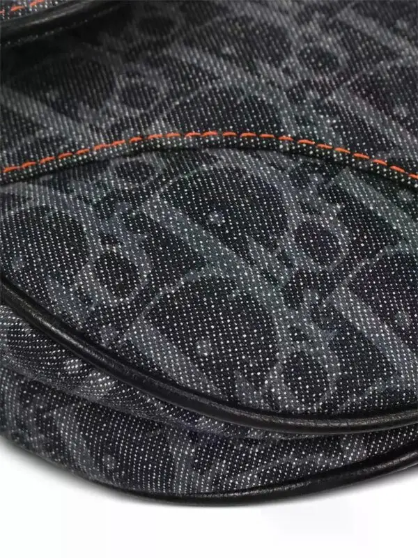 Dior 2005 Trotter Shoulder Bag - Blue