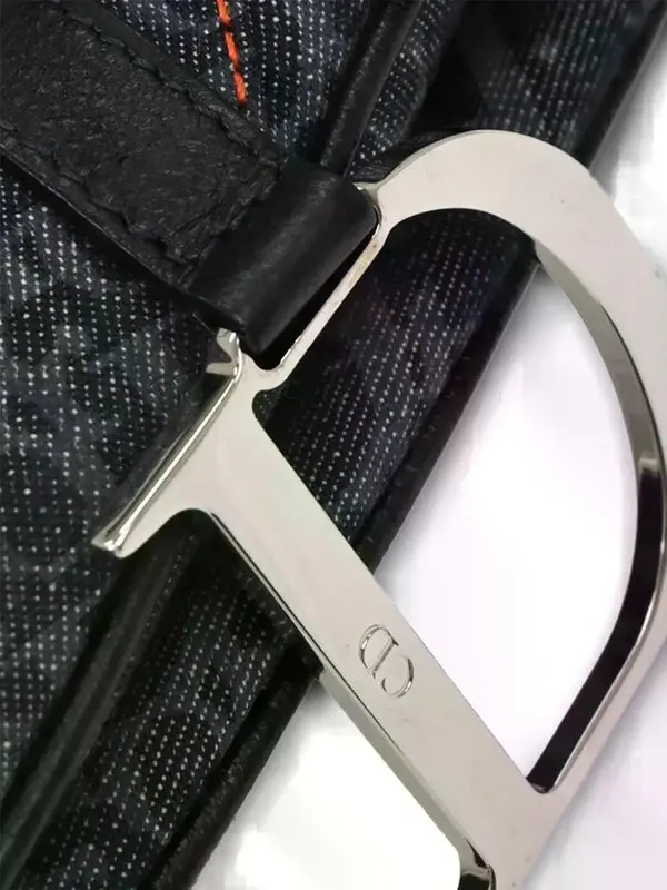 Dior 2005 Trotter Shoulder Bag - Blue
