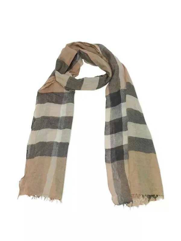 Burberry Nova Check Woven Shawl - Neutrals