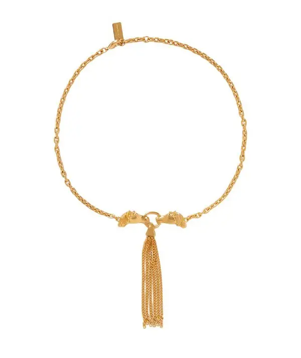Chloé Tasseled Necklace - Gold