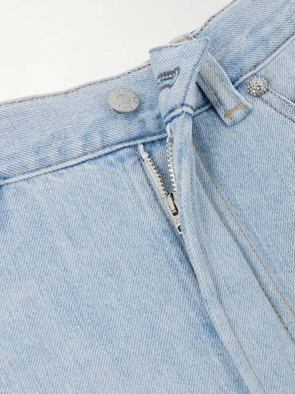 Acne Studios Padded High-rise Wide-leg Jeans
