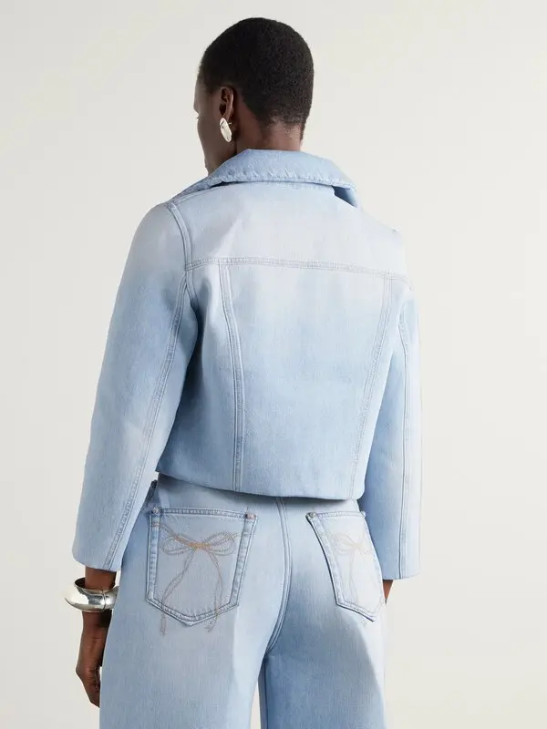 Acne Studios Cropped Denim Jacket