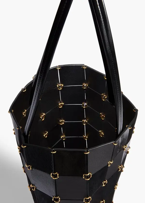 Khaite Small Emma Tote In Haircalf Multi Leather