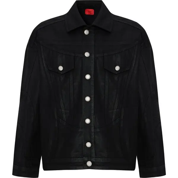 PCFG Shiny Coated Denim Jacket