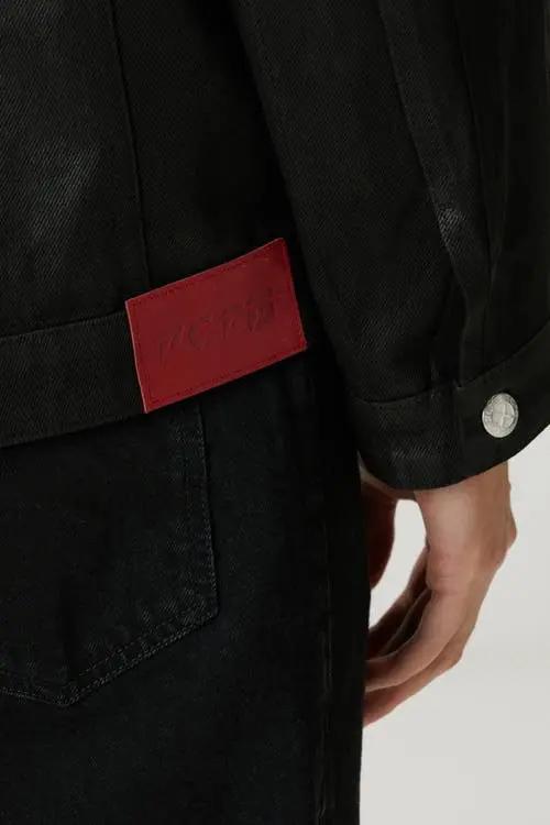 PCFG Shiny Coated Denim Jacket