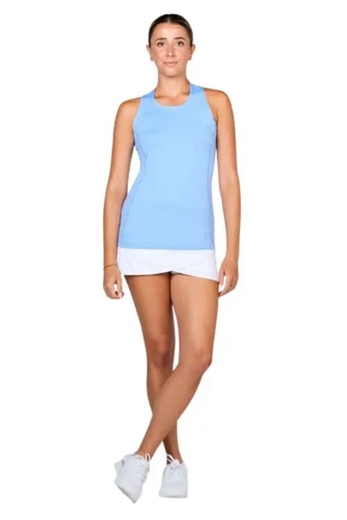 SOFIBELLA Tennis Tank Top - Periwinkle