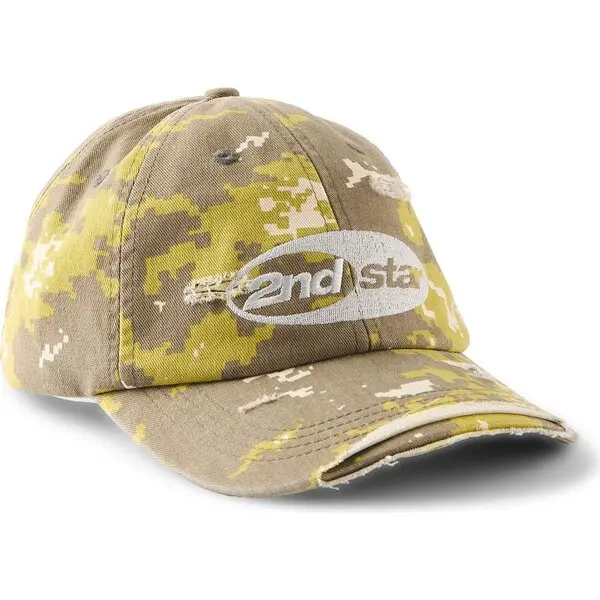 COTTON ON Vintage Inspired Baseball Cap - Camo 2nd Star