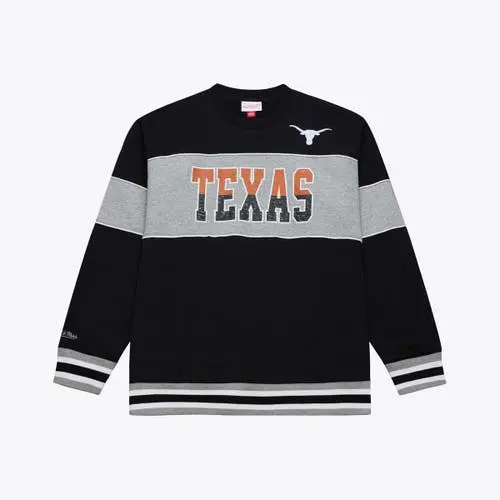 Mitchell & Ness Texas Longhorns Fleece Sweatshirt - Black
