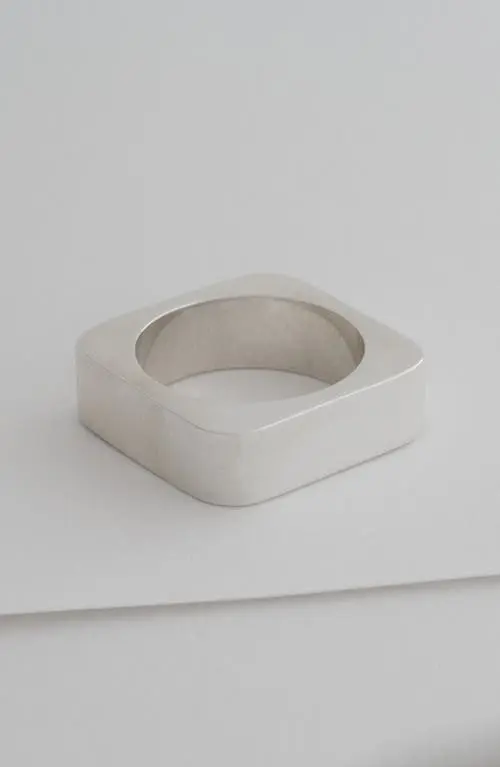 ARKENCIEL Square Sterling Silver Ring