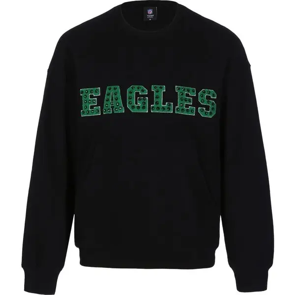 CUCE Philadelphia Eagles Chenille Jeweled Sweatshirt