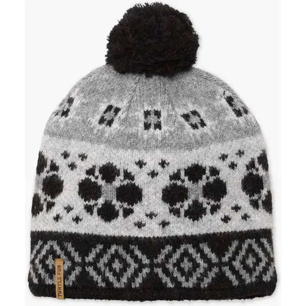 Turtle Fur Camilla Pom Beanie - Black