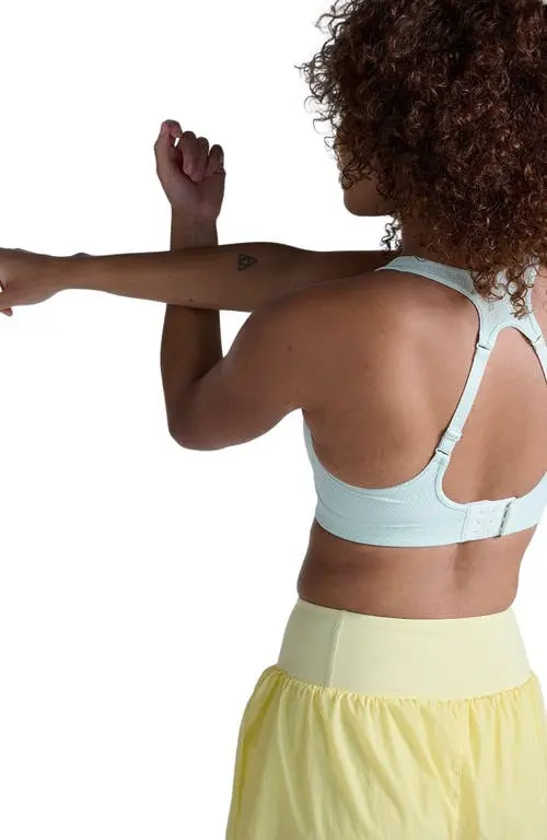 2xu Aero Mesh Impact Bra - Mint Dust/mint Reflective