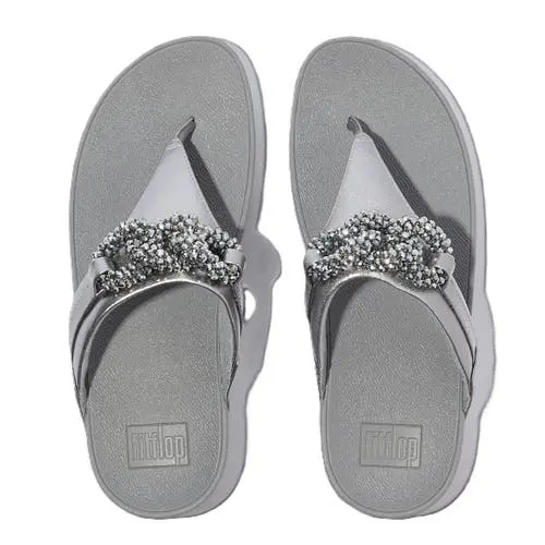 Fitflop Lulu Beaded Chain Toe Post Sandals
