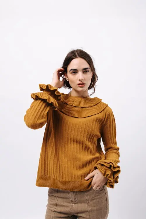 MARGO BARIDON Tita Sweater - Camel