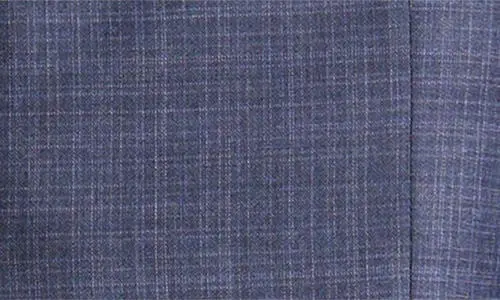 Emporio Armani Check Virgin Wool Suit - Blue