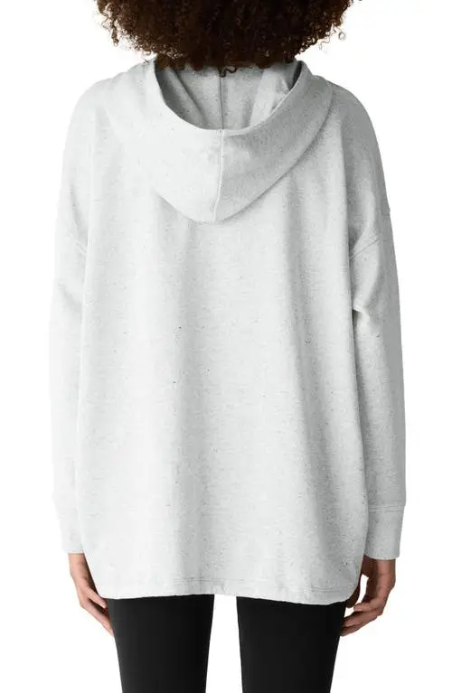Eileen Fisher Cotton-blend Tunic Hoodie