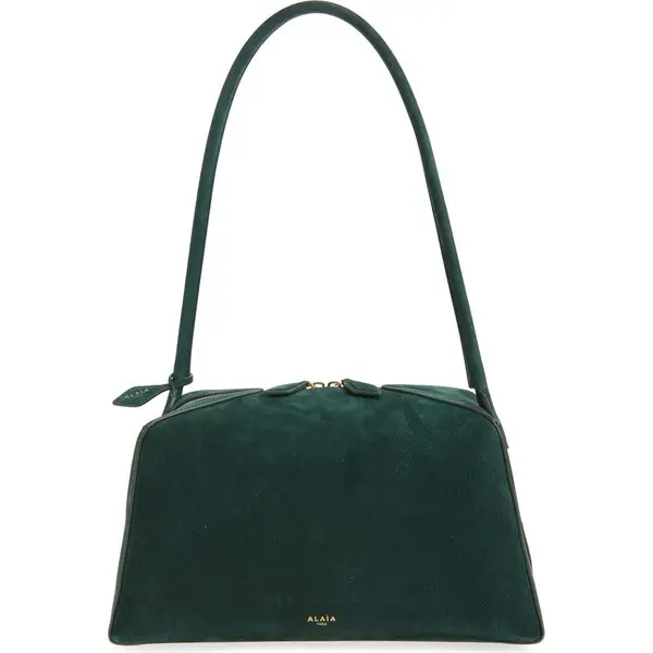 Alaïa Bowling Shoulder Bag - Vert Foret