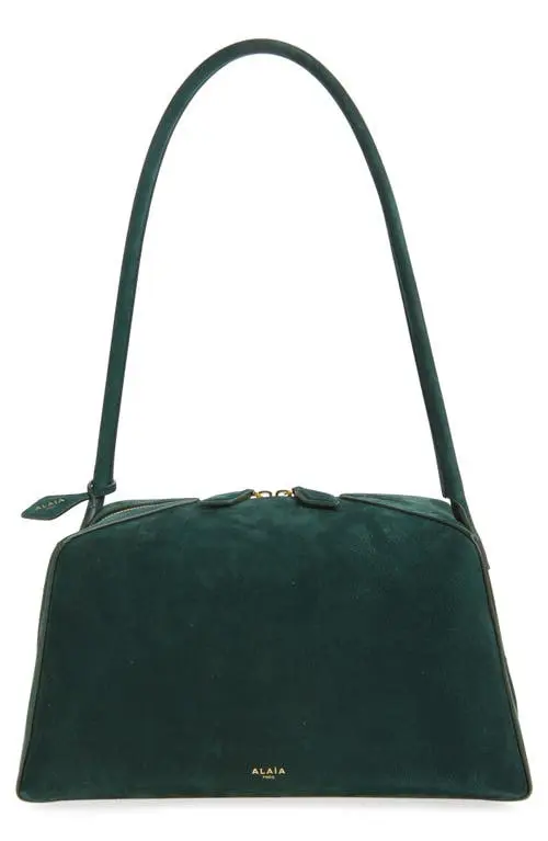 Alaïa Bowling Shoulder Bag - Vert Foret