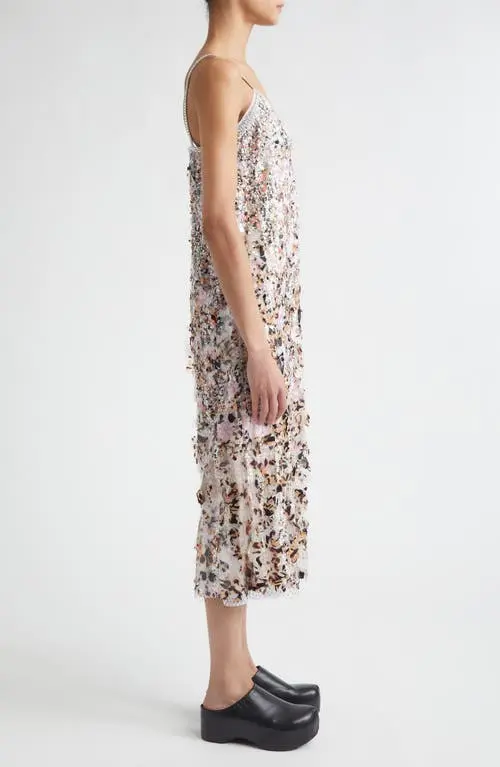 Marni Sequin Embellished Slip Dress