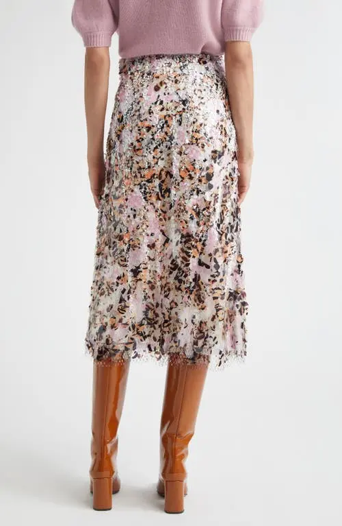 Marni Sequin Embellished Midi Skirt