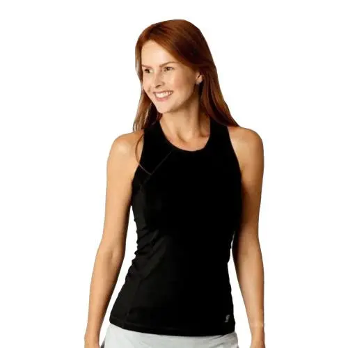 SOFIBELLA Uv Colors Tennis Tank Top - Black
