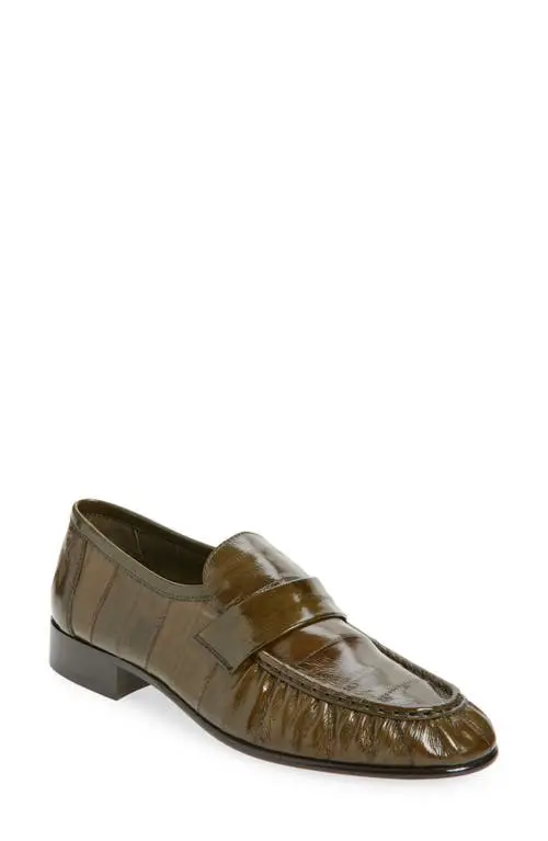 THE ROW Eelskin Leather Loafer