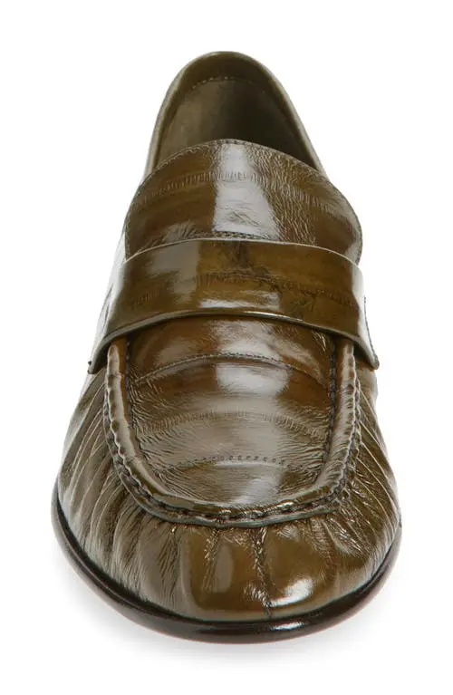 THE ROW Eelskin Leather Loafer