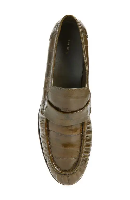 THE ROW Eelskin Leather Loafer