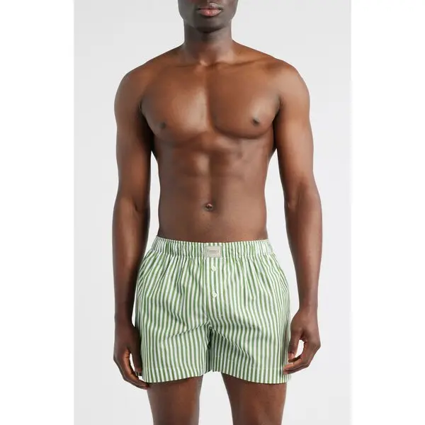 Comme Si Cotton Poplin Boxer Shorts - Assorted