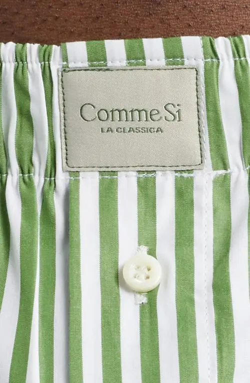 Comme Si Cotton Poplin Boxer Shorts - Assorted