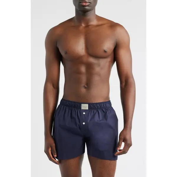Comme Si Cotton Poplin Boxer Shorts - Multi