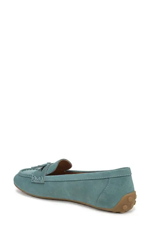 Vionic Leather Driving Loafer With Bow Detailing
