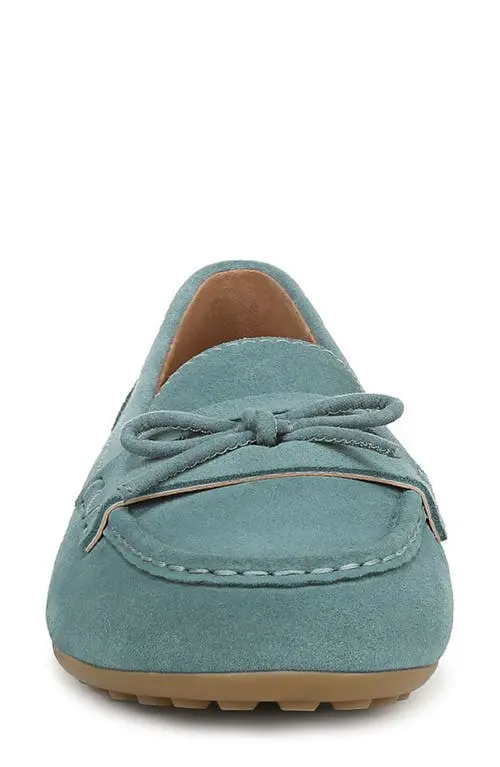 Vionic Leather Driving Loafer With Bow Detailing