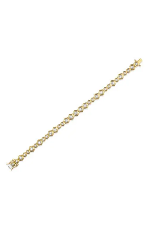 Sara Weinstock Honeycomb Diamond Bracelet - Yellow Gold