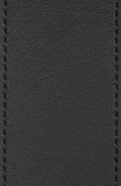 Valentino Garavani Vlogo Buckle Reversible Leather Belt - Black