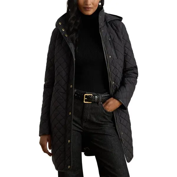 Ralph Lauren Diamond Quilted Longline Coat